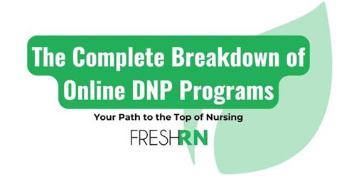 The Complete Breakdown Of Online DNP Programs Your Path To The Top Of Nursing FRESHRN