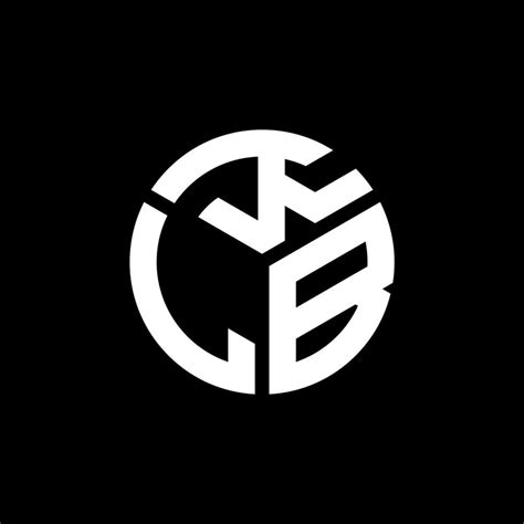 Klb Letter Logo Design On Black Background Klb Creative Initials