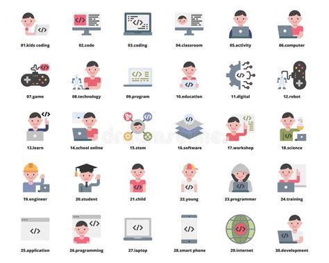 Stem Coding Vector Stock Illustrations 148 Stem Coding Vector Stock Illustrations Vectors