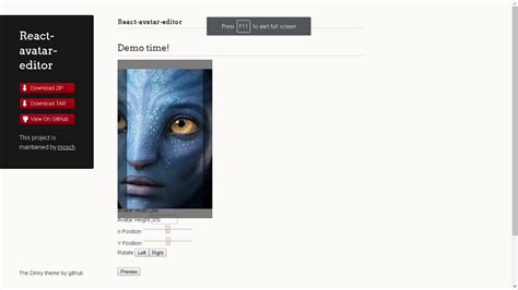 image covers the input in demo · issue 230 · mosch react avatar editor · github