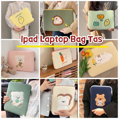 Jual Tas Laptop And Ipad Sleeve Tas Komputer Anti Goncangan Bordir Korea Inch