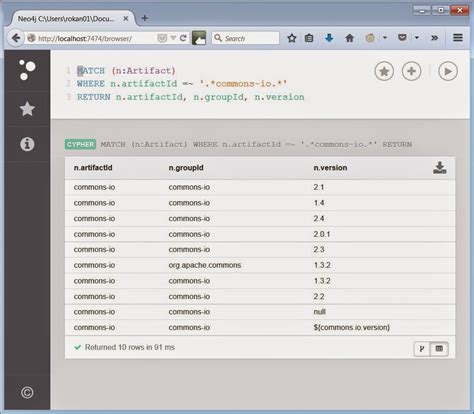 Useful Bits And Bytes Representing Your Local Maven Repository Structure In Neo4j Graph Database