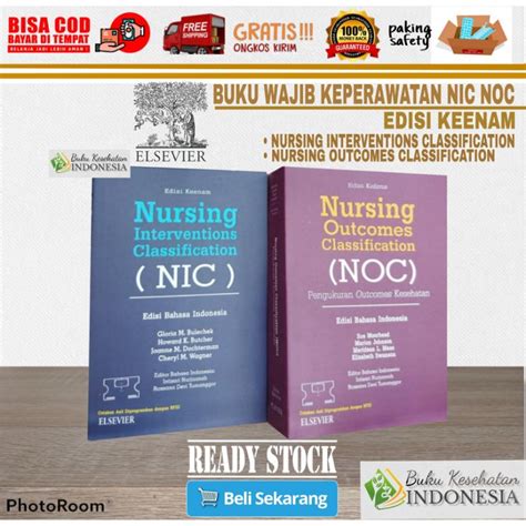 Jual BUKU KEPERAWATAN NANDA NIC NOC EDISI KELIMA DAN KEENAM Pelengkap S SDKI SIKI SLKI PANDUAN