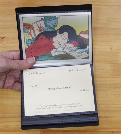 The Yokai Faceoff Series Of Woodblock Prints