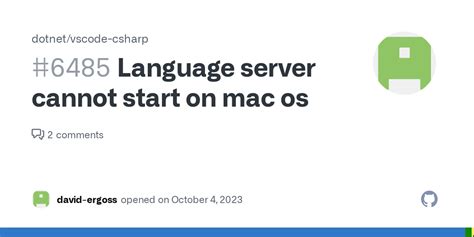 Language Server Cannot Start On Mac Os · Issue 6485 · Dotnetvscode