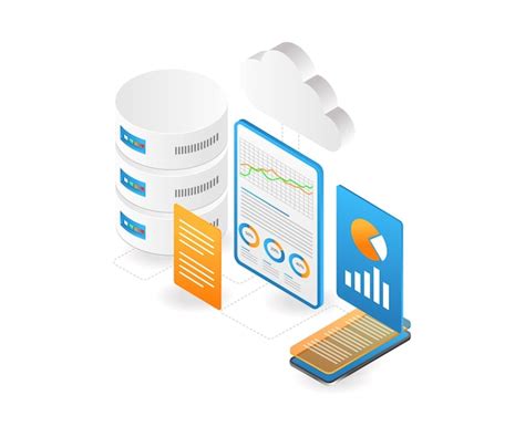 Premium Vector Data Server Performance Analysis Database