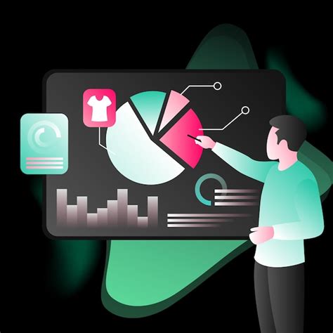 보드 또는 플립 차트 그림 근처 작업자 프리미엄 벡터