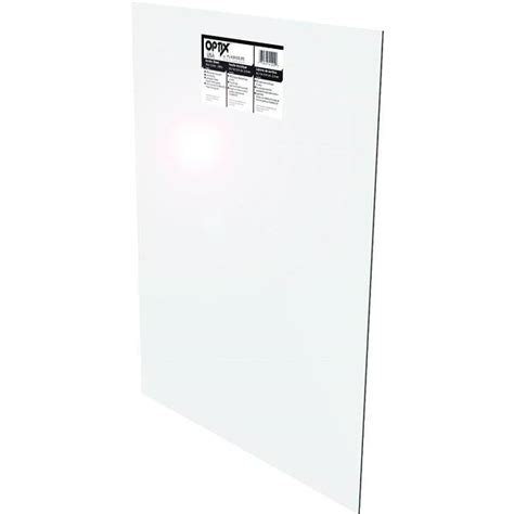 Plaskolite Optix Acrylic Sheet 36x36x 100 Hd Supply