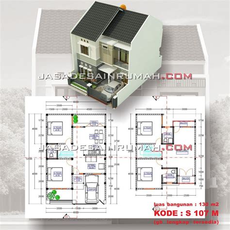 Plan Rumah 2 Tingkat Simple Dapatkan Pelbagai Ilham Pelan Lantai