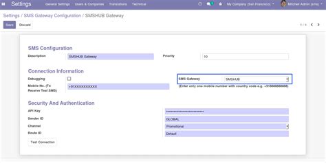 Odoo Smsgatewayhub Sms Gateway Webkul