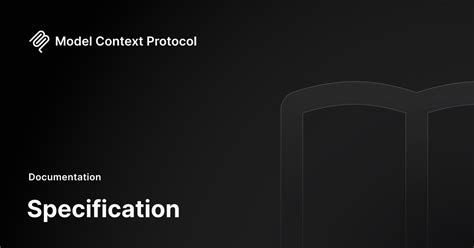 Specification Model Context Protocol