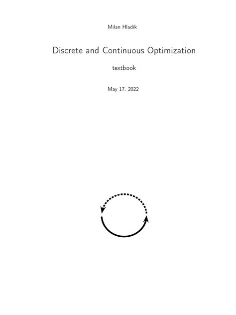 Classification Of Optimization Methods Pdf Convex Set