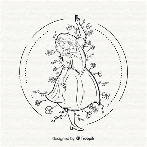 7 페이지 엘사 색칠하기놀이 이미지 Freepik에서 무료 다운로드