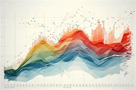 Premium Photo Line Chart Graph Showing Upward Movement