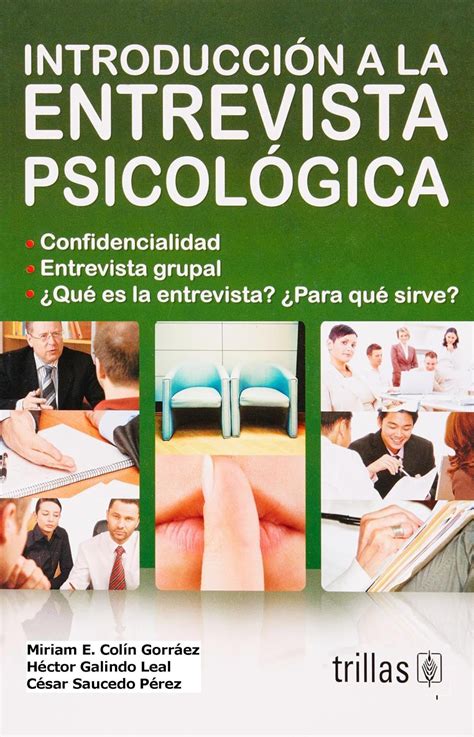 Introducción A La Entrevista Psicológica Miriam E Colín Gorráez