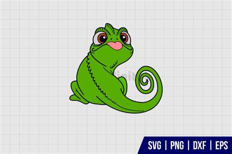 Rapunzel Pascal Tangled Svg Gravectory