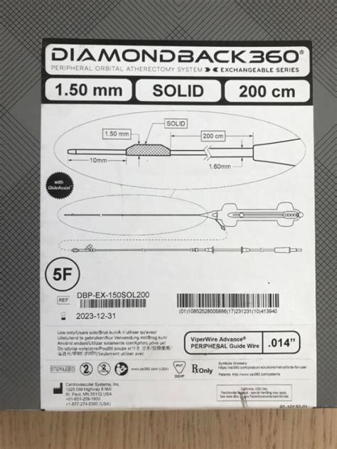 New Cardiovascular Systems Inc Dbp Ex 150sol200 Diamondback 360