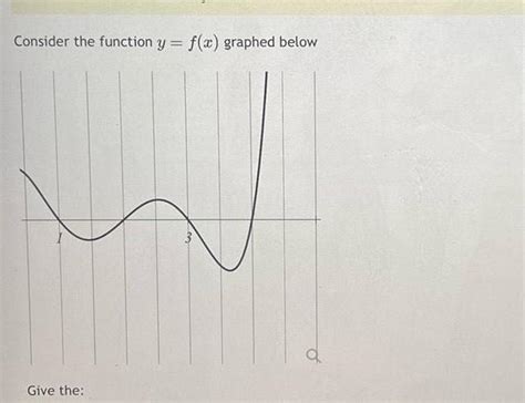 [answered] consider the function y f x graphed below give the
