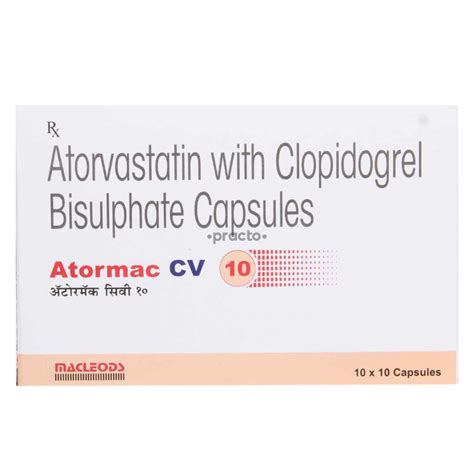 Atormac Cv 10 Capsule Uses Dosage Side Effects Price Composition Practo