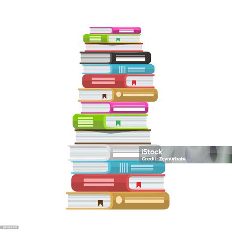 도 서 벡터 일러스트 레이 션의 더미입니다 아이콘 단색 및 평면 스타일도 서의 스택 더미에 대한 스톡 벡터 아트 및 기타 이미지 더미 쌓기 책 Istock