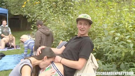 outdoor fuck sex celebration during the garden celebration