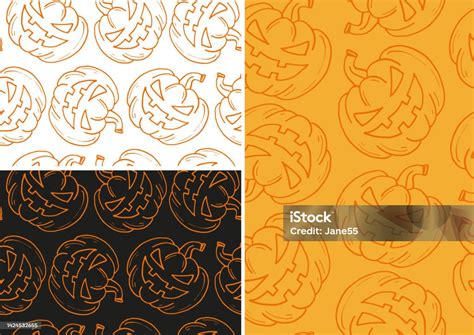 손 스케치 편지 해피 할로윈 파티 배너 디자인 인쇄 포스터를위한 템플릿 행복한 할로윈 레터링 타이포그래피 포스터 과자 안 주면 장난칠 거예요 패턴 배경 10월에 대한 스톡