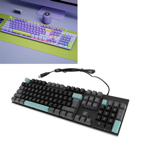 Large Print Backlit Keyboard Quiet Usb Wired Lighted Computer Keyboard With Backlit Oversize