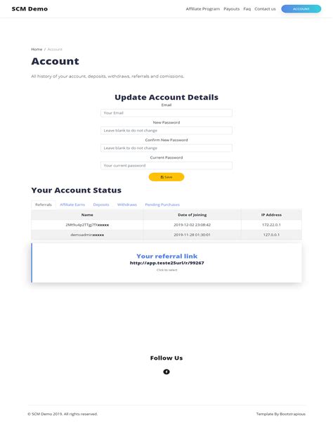 Smarty Scripts Landyminer Theme For Scm Script