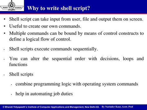 Ppt Unit 3 Shell Programming Powerpoint Presentation Free Download