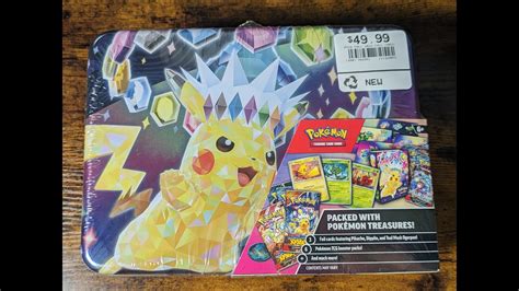 Pokémon Tcg Unboxing Pokémon 2024 Collectors Tin Surging Sparks Youtube