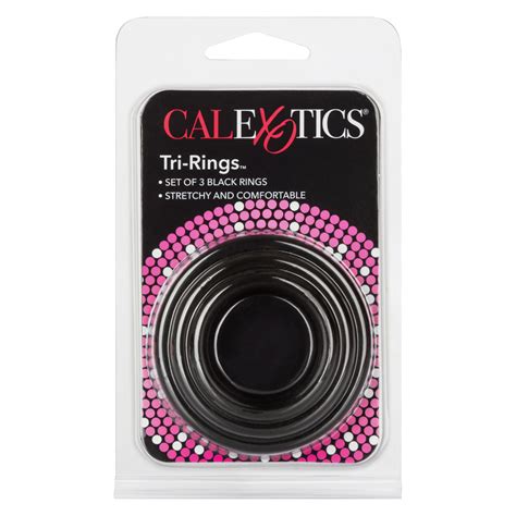 Le Tache Couples Boutique Sex Toys Lubricants Enhancements More Tri Rings Black