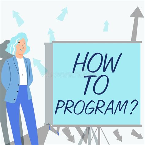 Hand Writing Sign How To Program Business Overview Instruction For Computer Programming