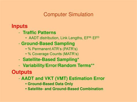 traffic estimation with space based data ppt download