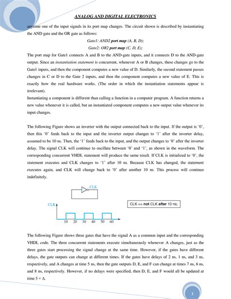 solution analog and digital electronics vhdl latches and flip flops