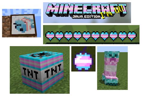 Im Making A Trans Minecraft Texture Pack I Need Your Help Too Check Comments R