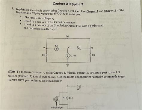 Implement The Circuit Below Using Capture Chegg Com