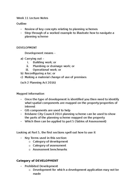 Week 11 Lecture Notes Week 11 Lecture Notes Outline Review Of Key