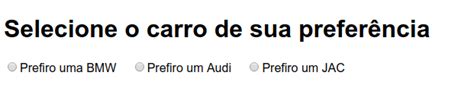Como Selecionar Um Radio Ao Clicar No Texto Ao Lado Dele Hora De Codar