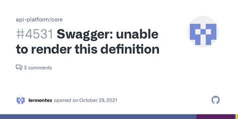 Swagger Unable To Render This Definition · Issue 4531 · Api Platform