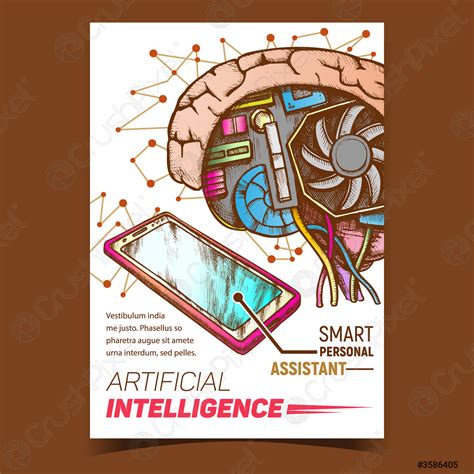 Artificial Intelligence Ai Promotion Banner Vector Stock Vector 3586405 Crushpixel