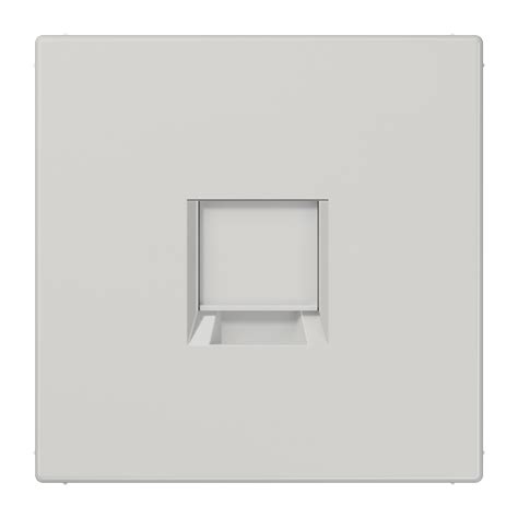 Centre Plate Snap On Fixing For Modular Jack Sockets 1 Gang Uma