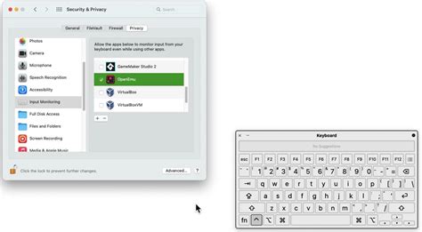 Despite Having Keyboard Access Enabled It Doesnt Seem To Recognise Any Inputs Ive Tried