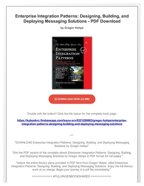 Download Enterprise Integration Patterns Designing Building And