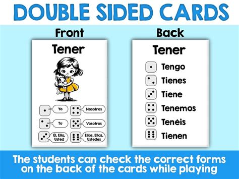 Spanish Verb Game Fun Conjugation Practice Etsy