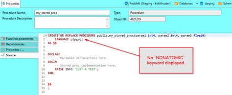 Aws Redshift The Dbeaver View Function Utility Does Not Properly Report The Inclusion Of The