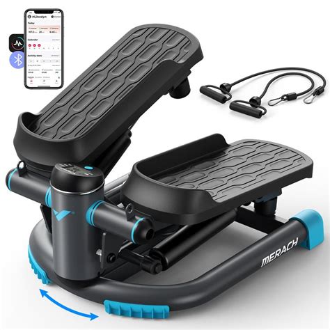 Merach Mini Stepper For Exercise Twist Stair Stepper 330lbs Capacity Stepper Exercise