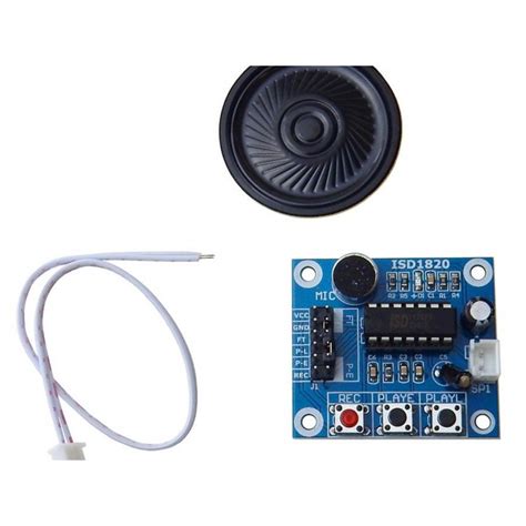 Isd Recording Module Single Voice Board With On Board Mic And Loud Speaker