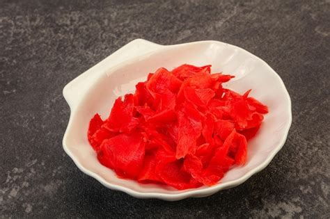 Premium Photo Asian Cuisine Marinated Ginger Root