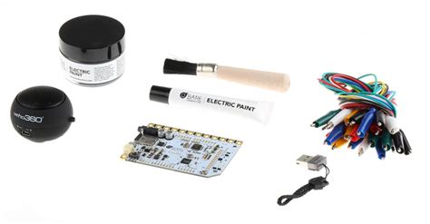 bare conductive touch board starter kit arduino compatible kit rs