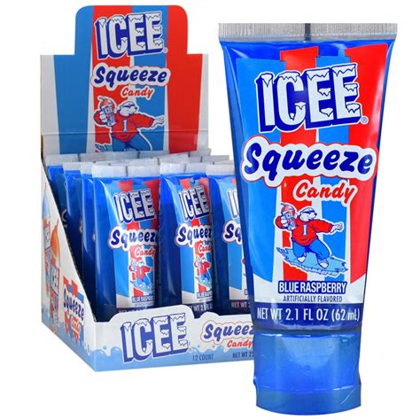 Icee Squeeze Candy Blue Raspberry Pieces Bulk Vending World